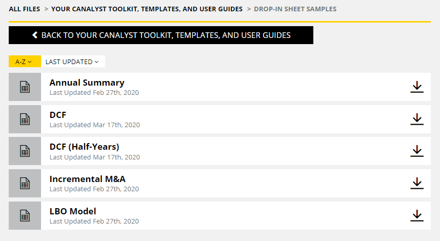 New Custom Drop-in Templates Available - Canalyst
